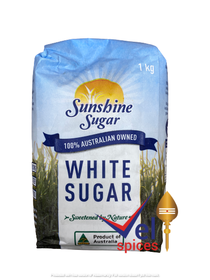 Buy Sunshine White Sugar 1Kg Online Melbourne - Velspices Australia