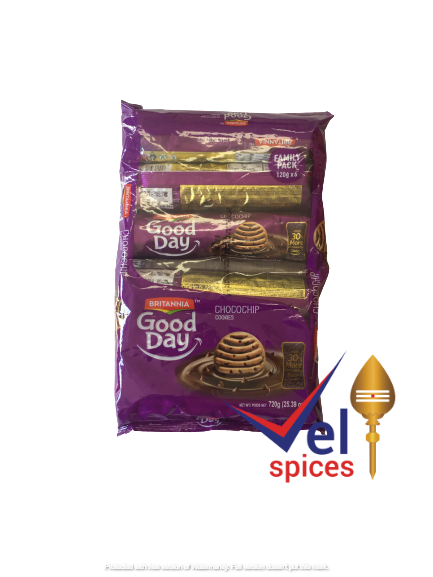 Buy Britannia Good Day Choco Chip Cookies Value Pack 720G Online ...