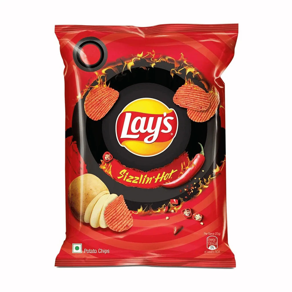 Lays Sizzling Hot 48G – Vel Spices