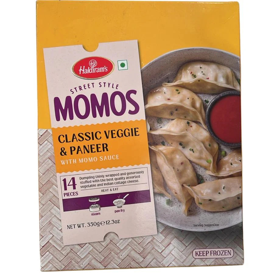 Momos Classic Vegge Panner Frozen 350G – Vel Spices