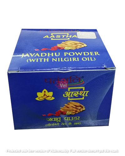 Aastha Javadu Powder With Nilgiri Oil